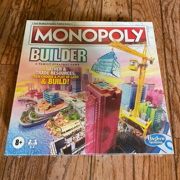 Hasbro | Games | Monopoly Builder A Family Strategy Game Board Game Nip ...